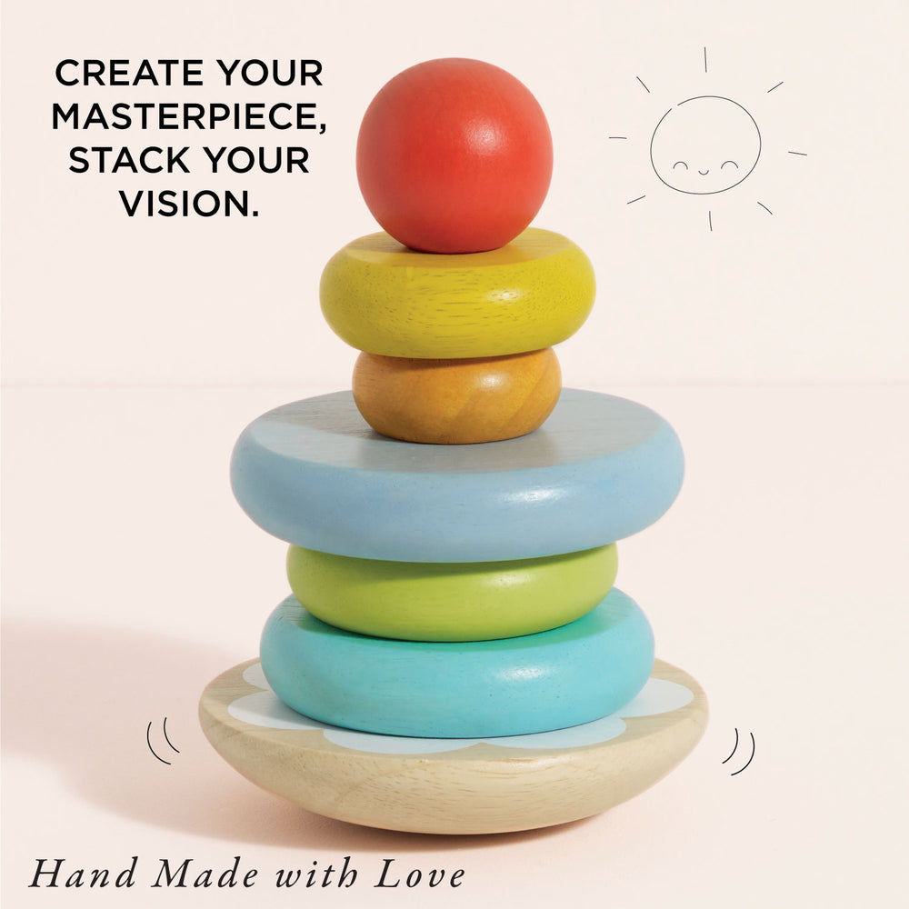 Rainbow Stacking Tower | Eco-Friendly Baby Toys | Le Toy Van Inc. – Le ...