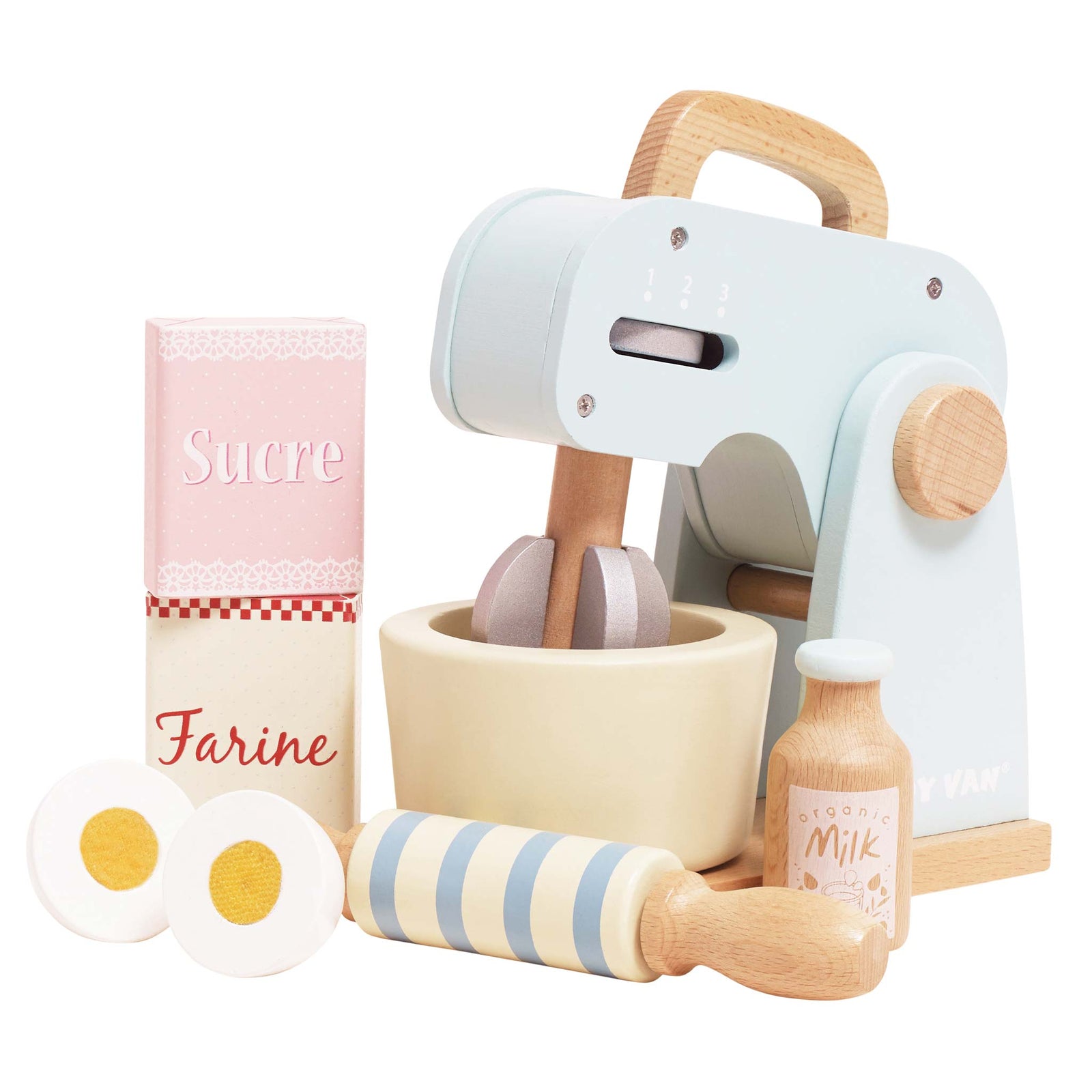Mixer Set Toy | Wooden Baking & Pretend Play Foods | Le Toy Van Inc.