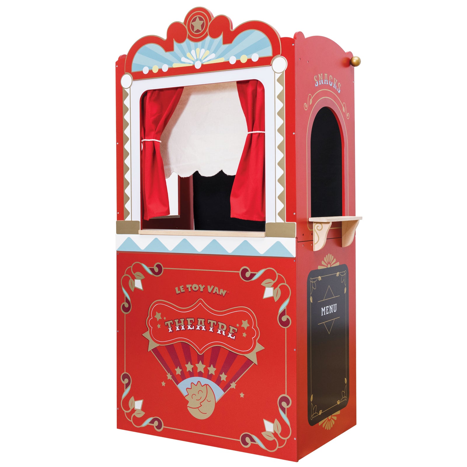 Retro Showtime Puppet Theatre | Wooden Roleplay Toy | Le Toy Van Inc ...