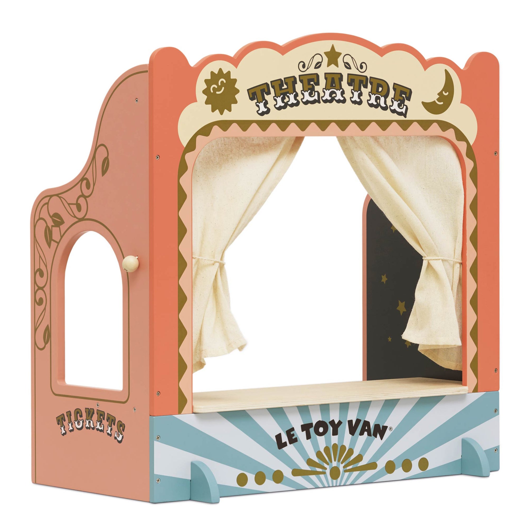 Wooden Tabletop Puppet Theatre | Eco-Friendly Roleplay Toy |Le Toy Van ...