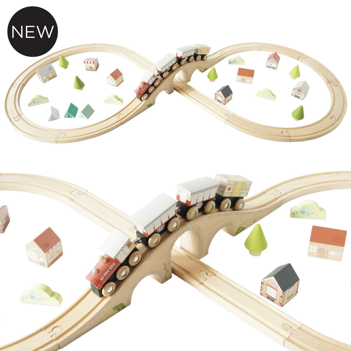 Figure of 8 Train Track - Wooden Toys for Children - Le Toy Van, Inc.